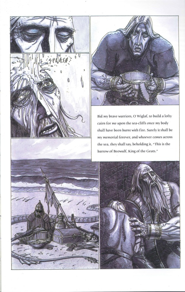 Gareth Hinds, Beowulf (2007) | The Grinnell Beowulf